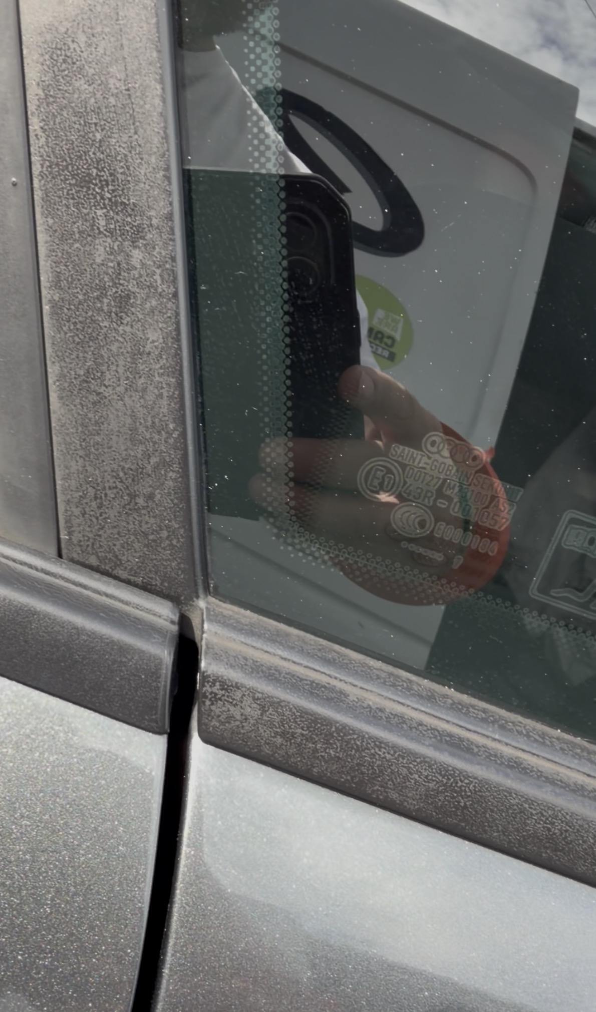 Black rubber window trim refresh | Chips & Scuffs
